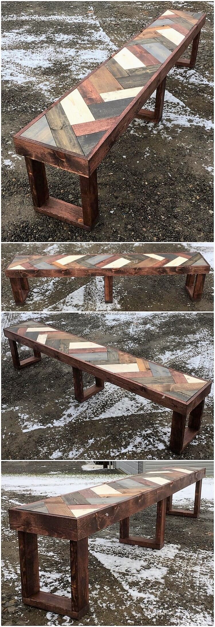 Recycled Pallet Table | DIY Pallet Projects