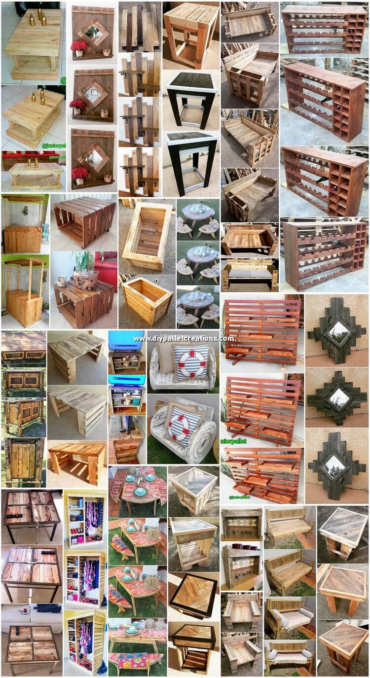 Easy to Make DIY Creations with Shipping Pallets | DIY Pallet Projects