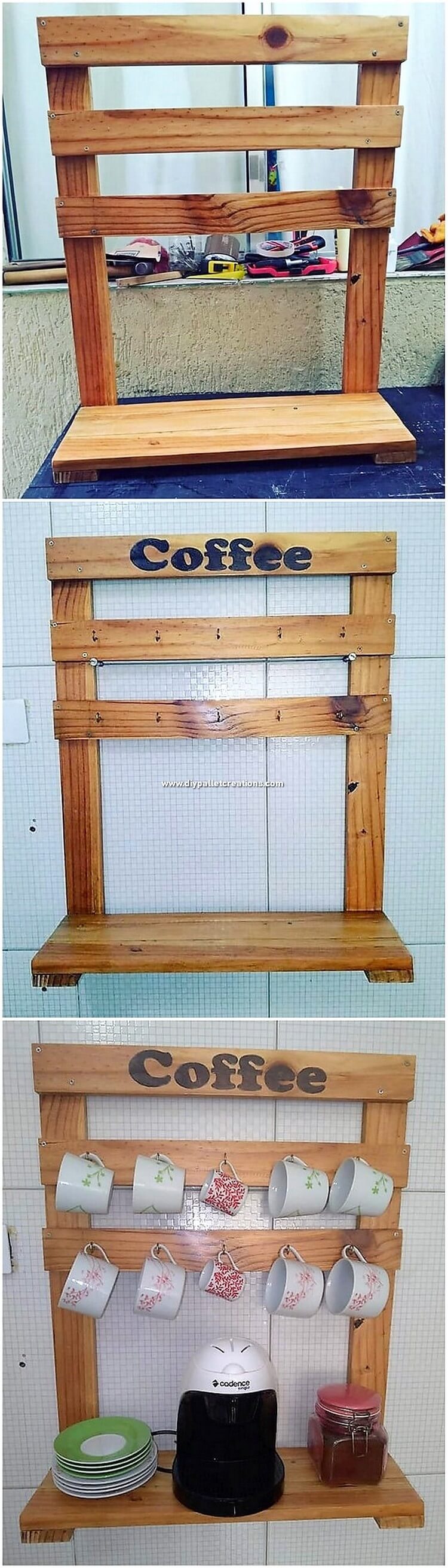 Pallet Cup Holder | DIY Pallet Projects